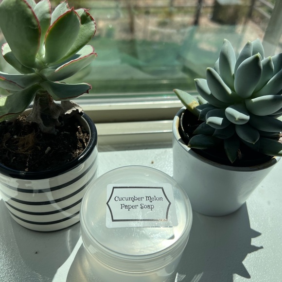 Hand Crafted | Bath & Body | Cucumber Melon Paper Soap | Poshmark